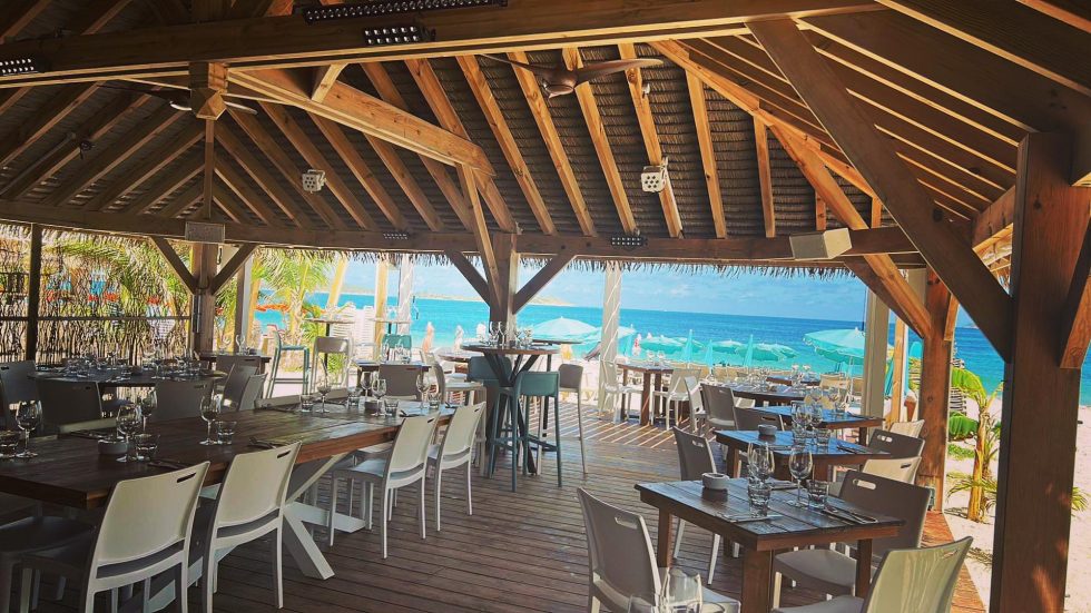 Aloha Beach Bar 🍹️ Definitely a highlight at Orient Bay Beach